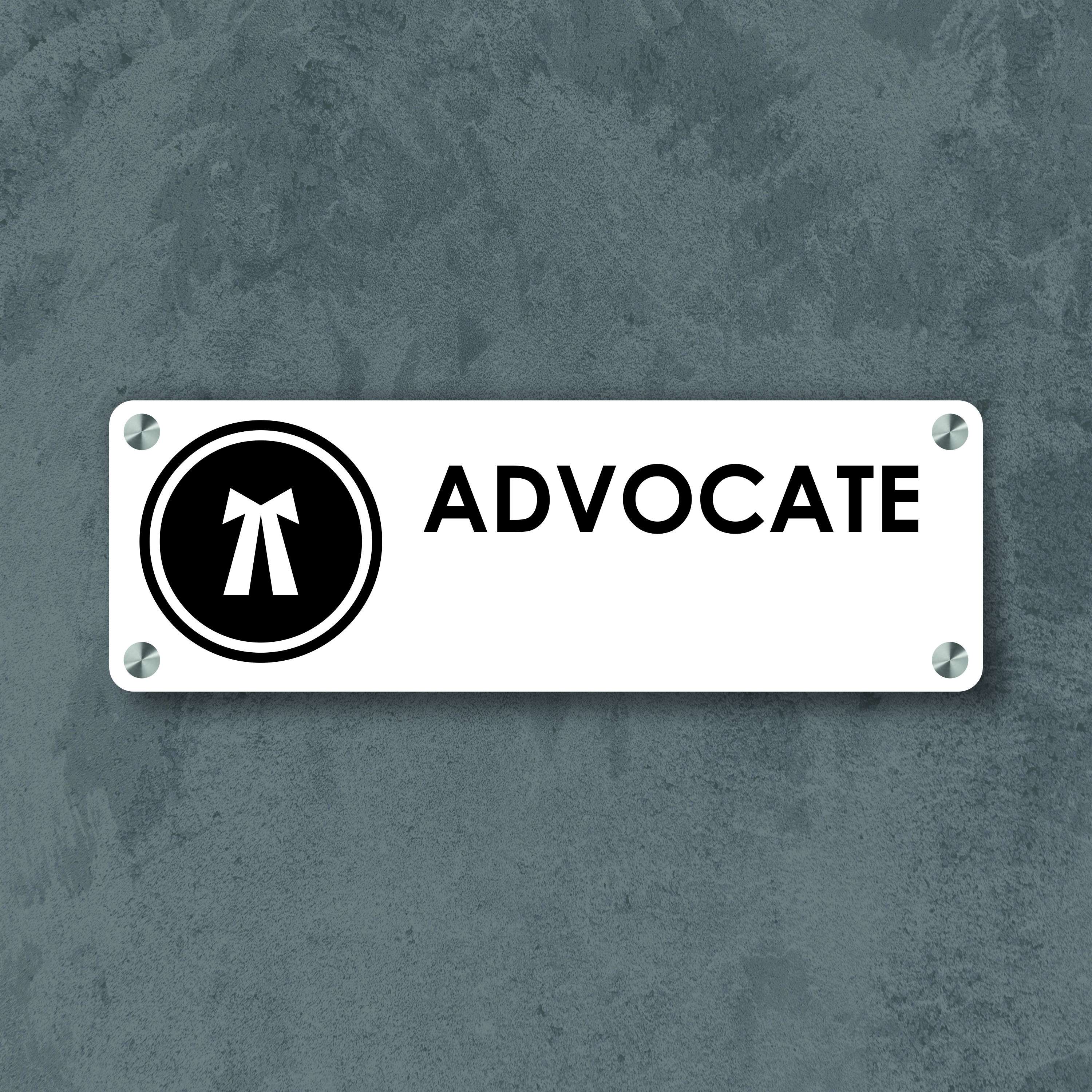 Advocate Name Plate - The First Step Towards Professional Identity ...