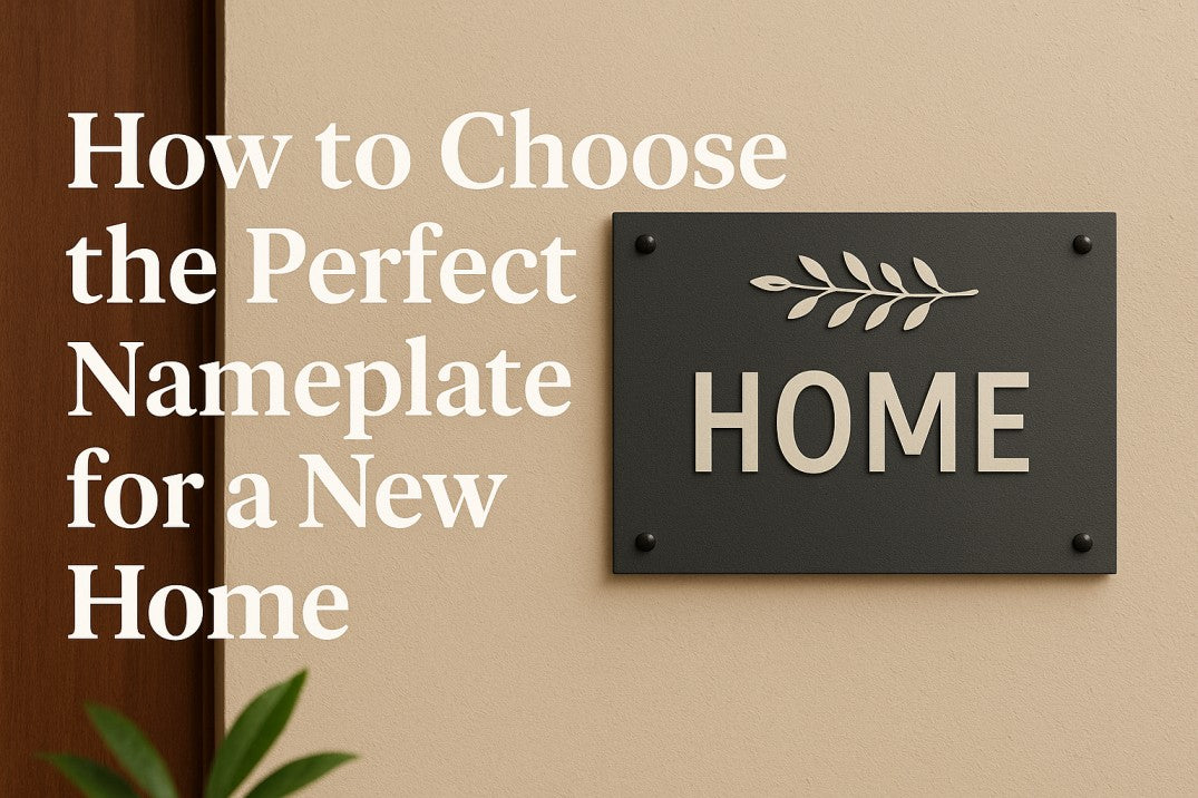 How to Choose the Perfect Nameplate for a New Home – Nameplate Studio