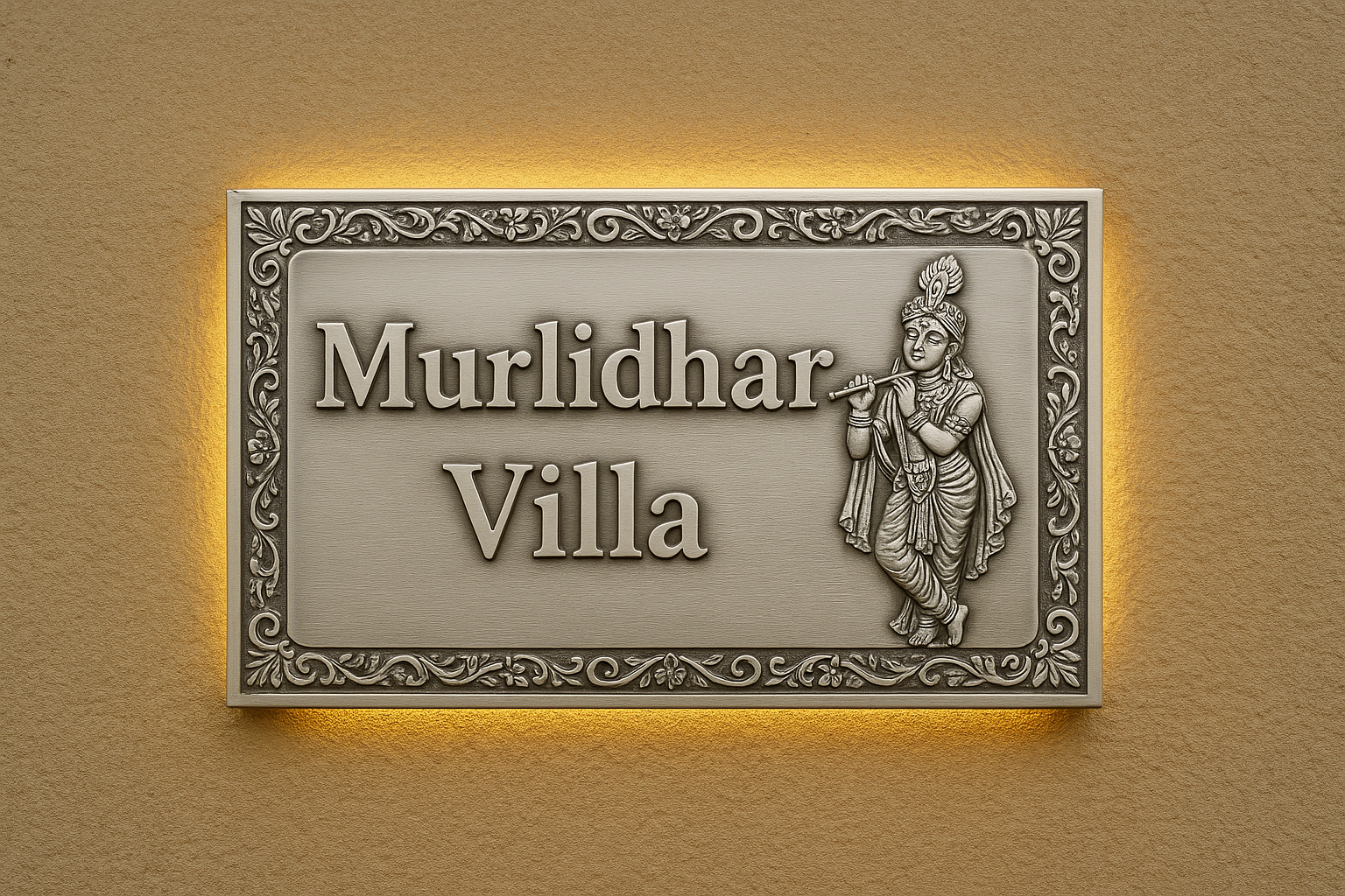 Crafted with Faith and Style: Heritage Handicraft Silver Name Plates f ...