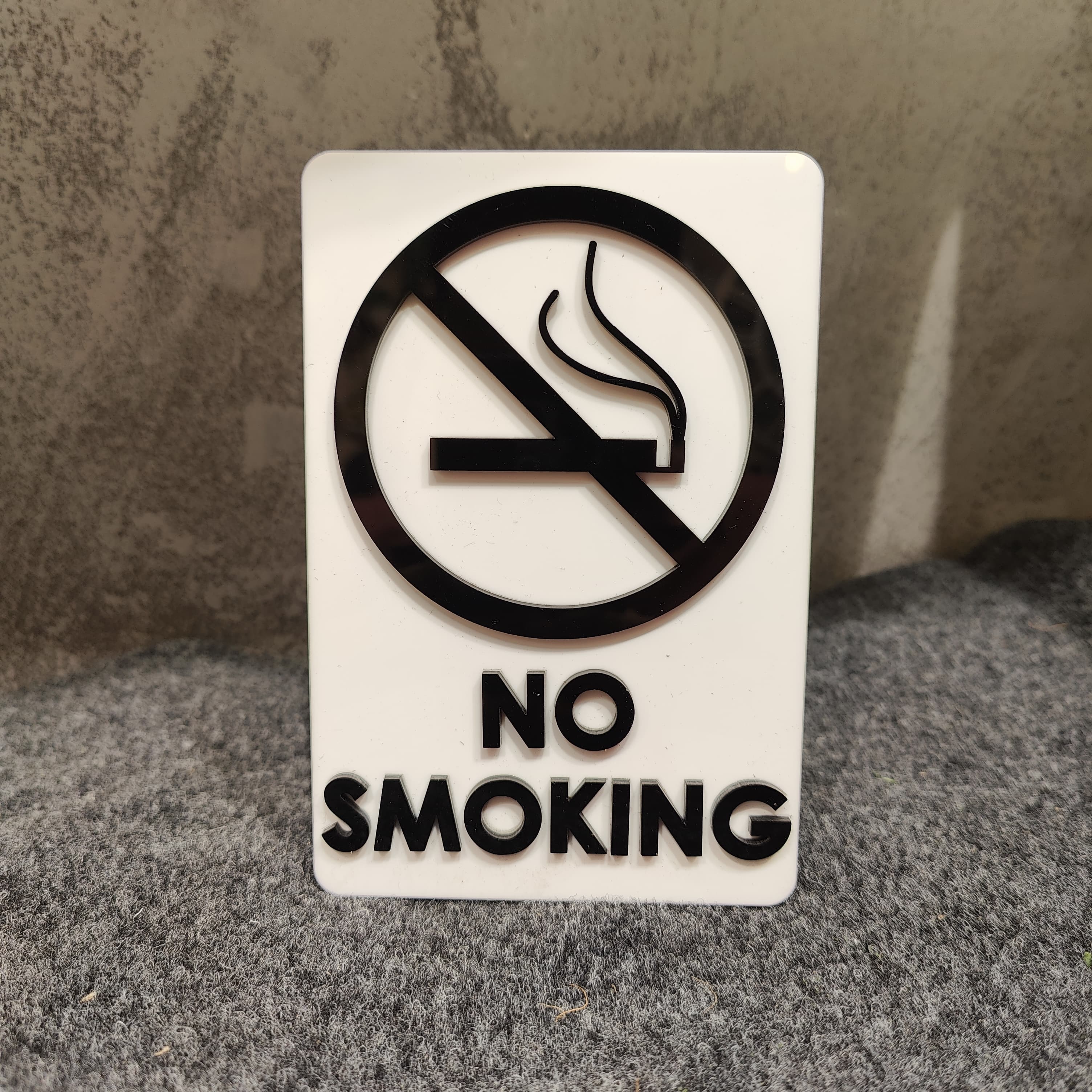The Rectangle No Smoking Sign – Nameplate Studio