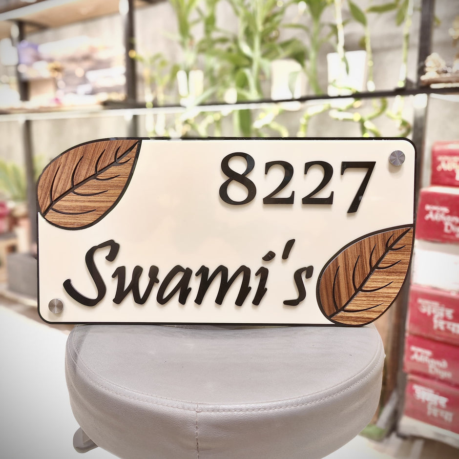 Wooden Nameplates – Natural, Elegant & Custom Designs – Nameplate Studio