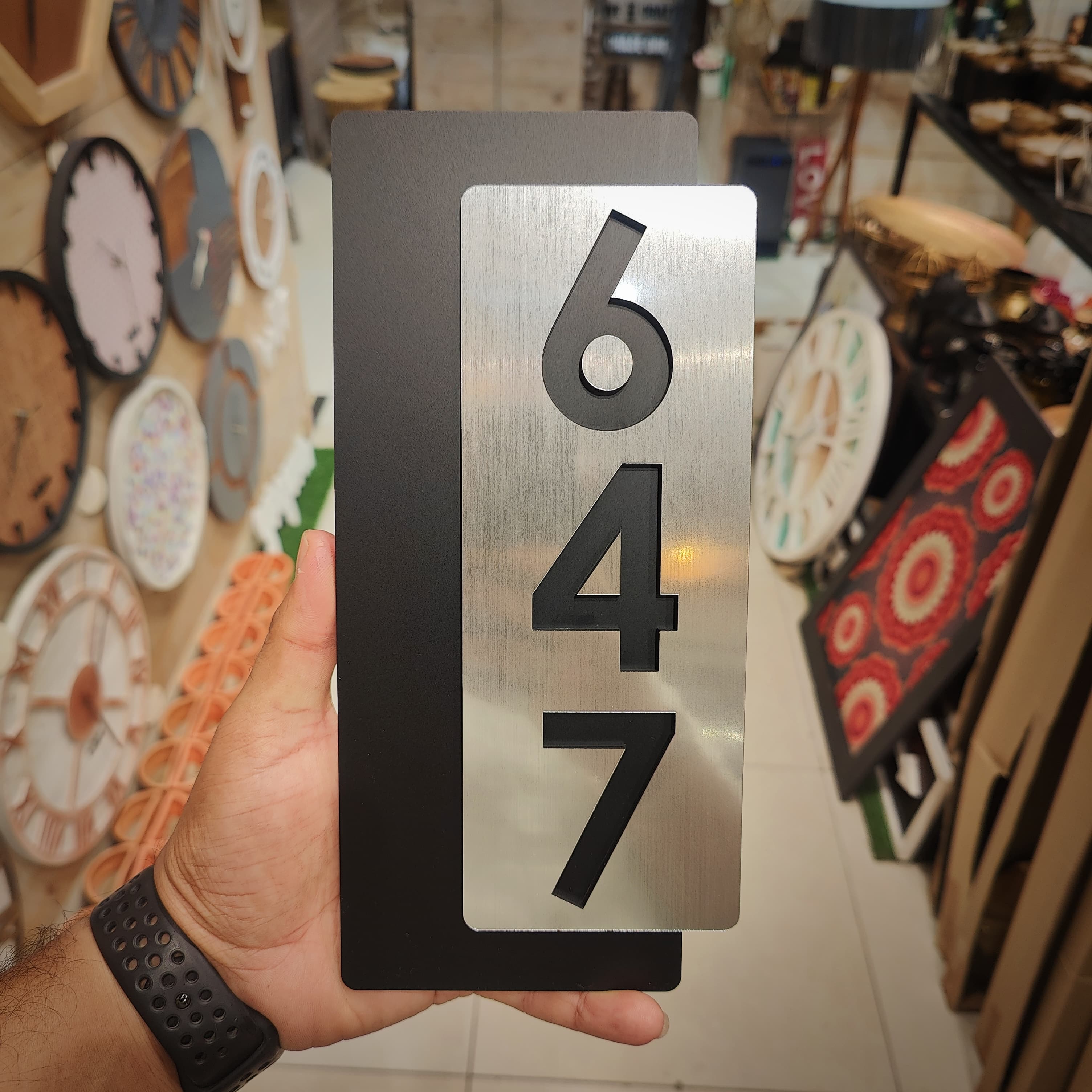 Acrylic Non-Lighted Nameplates – Durable, Custom Designs – Nameplate Studio