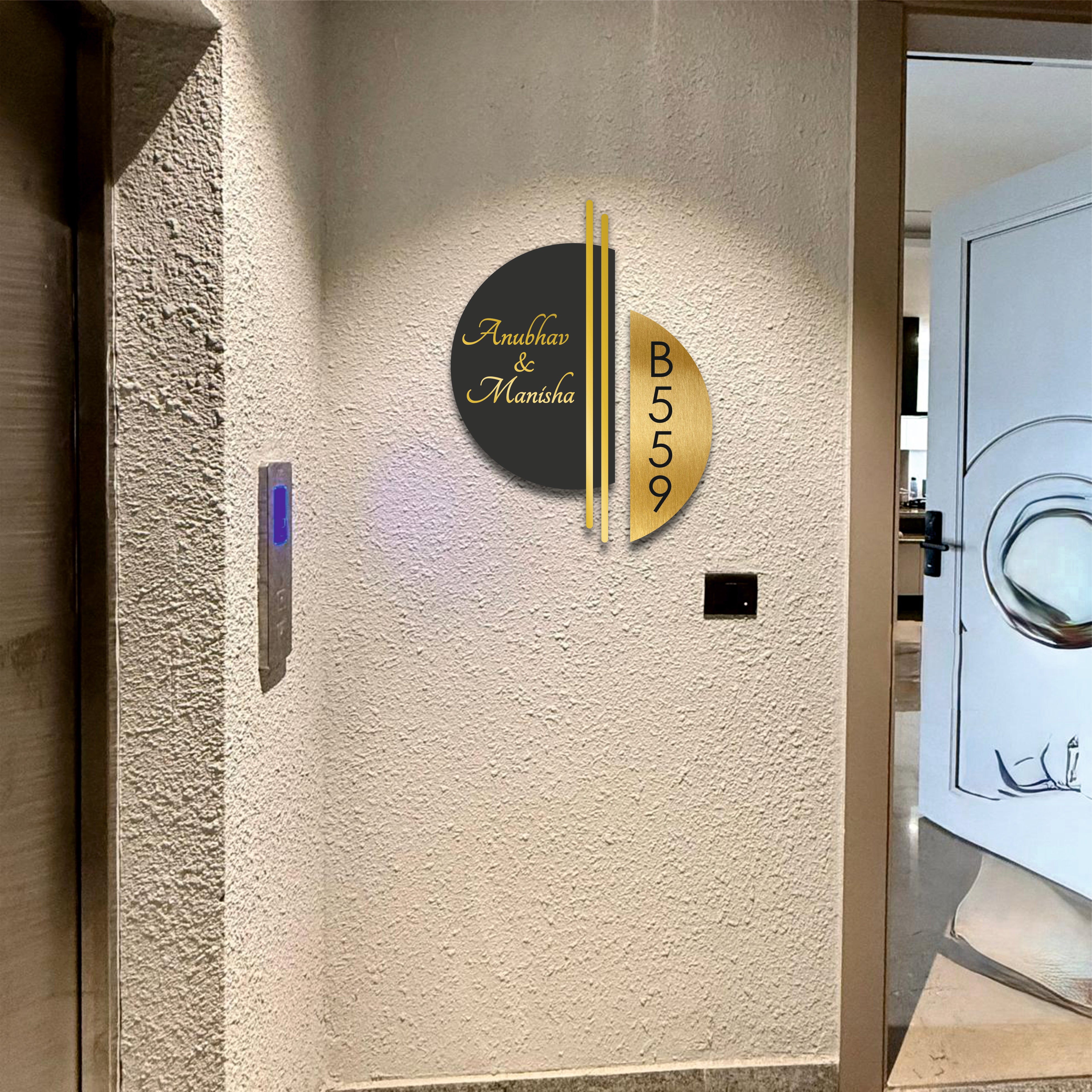 3D Modern Nameplates – Stylish Custom House & Office Designs ...