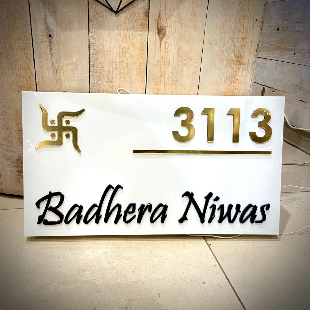 3D Modern Nameplates – Stylish Custom House & Office Designs – Page 4 ...