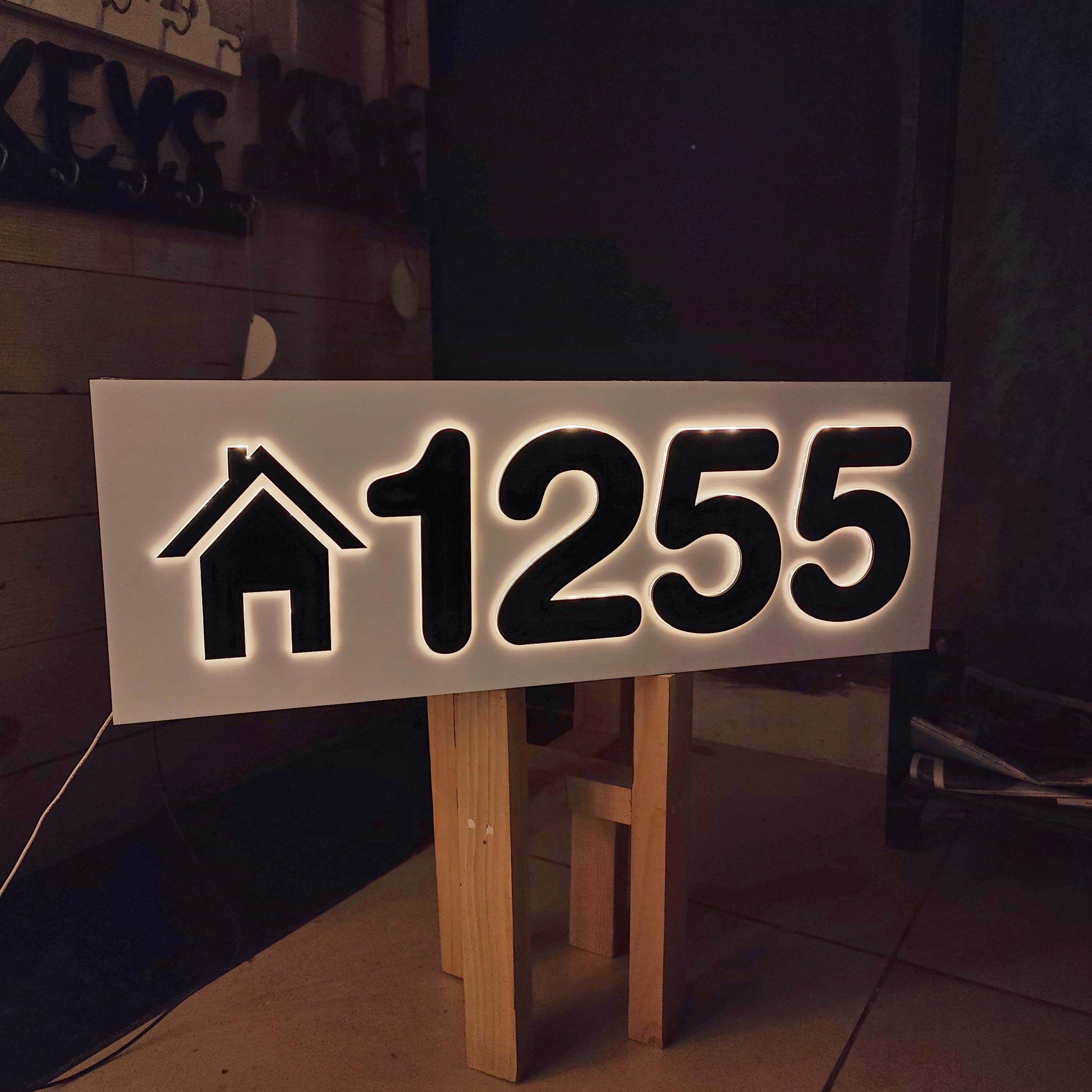 Illuminated Acrylic Nameplates – LED-Lit Custom Designs – Nameplate Studio