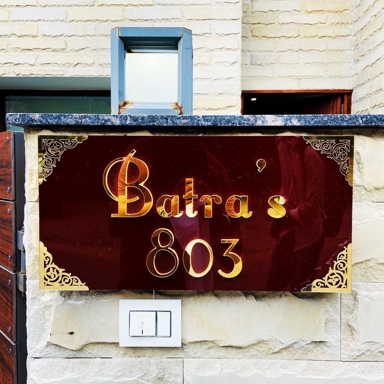 Illuminated Acrylic Nameplates – LED-Lit Custom Designs – Nameplate Studio