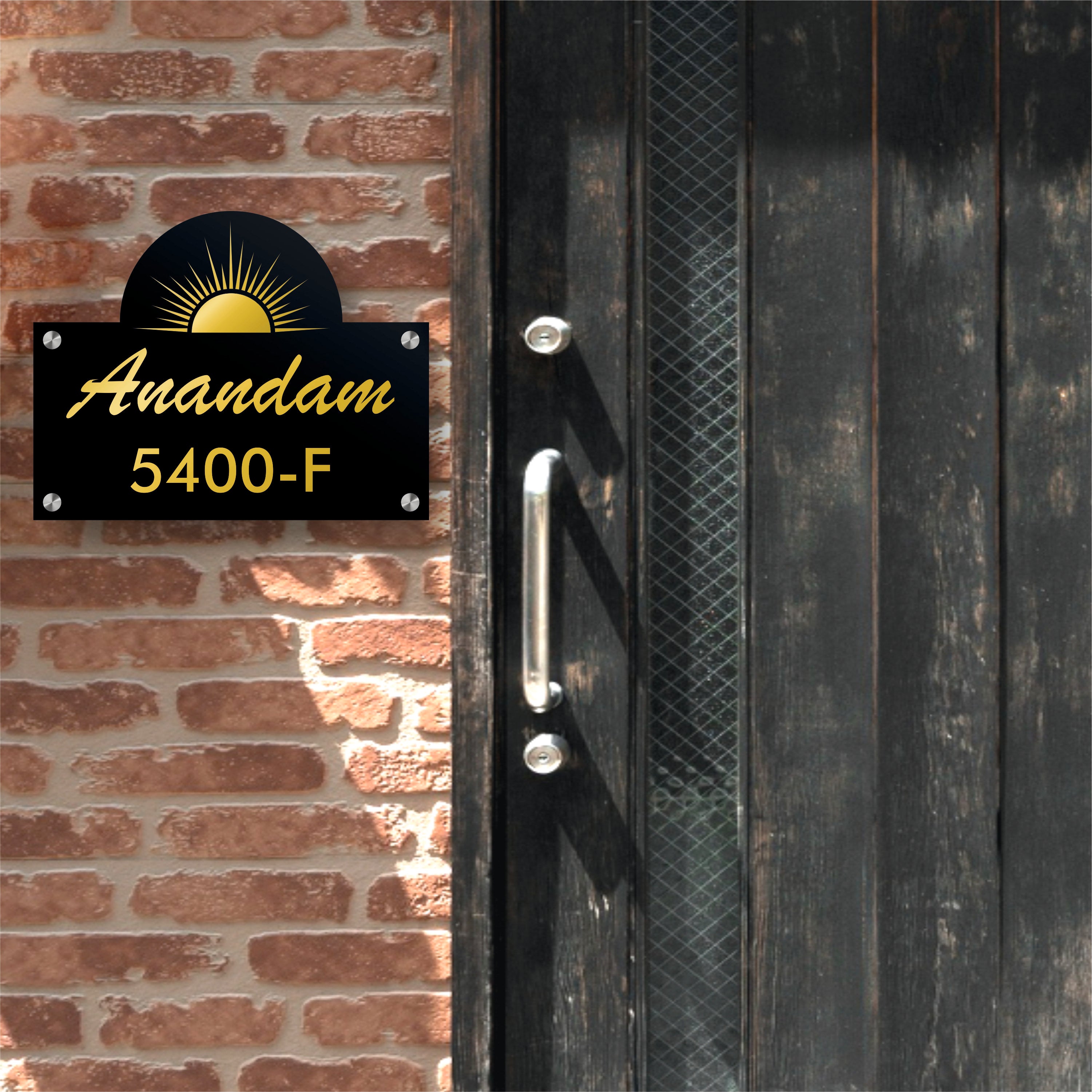 The Rising Sun Nameplate – Nameplate Studio