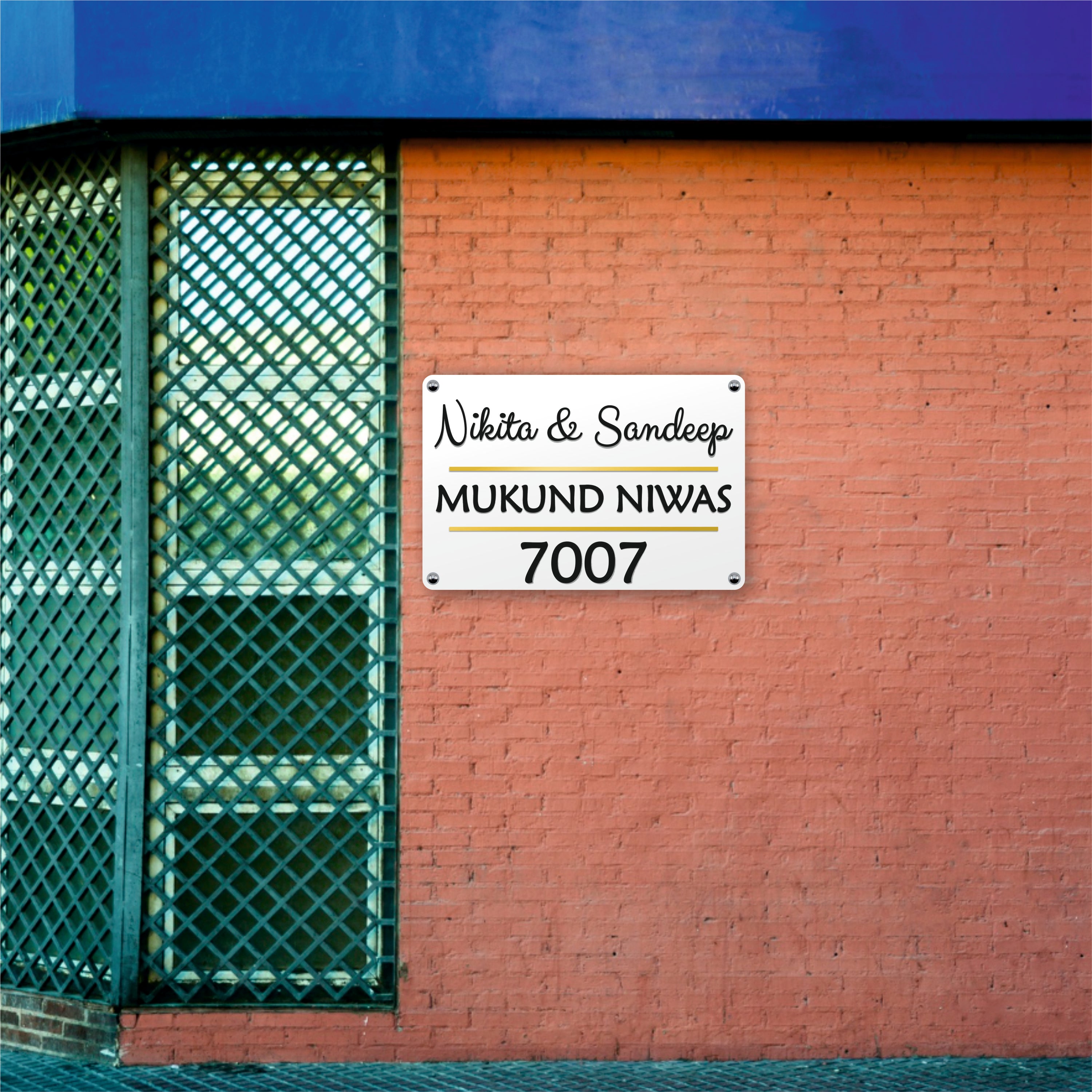 TrioLine Nameplate – Nameplate Studio