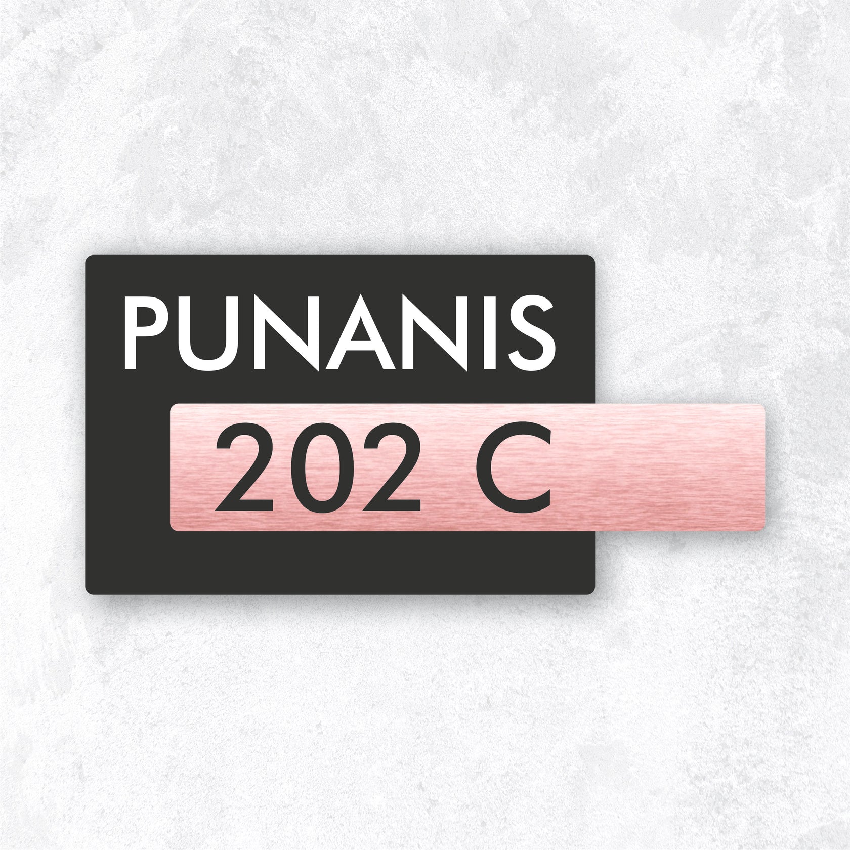Slate One Nameplate – Nameplate Studio